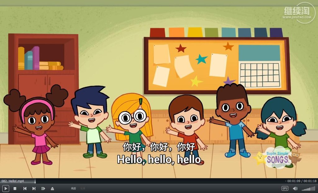 SSS英语启蒙儿歌《Super Simple Songs》共384集, 1080P高清视频带英文字幕+中英文字幕+配套音频MP3，百度云网盘 ...
