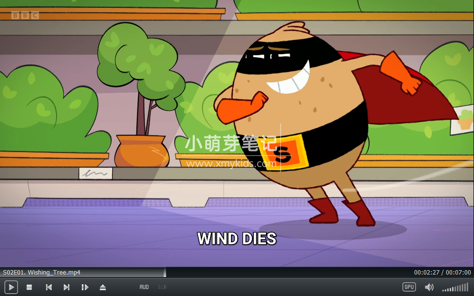 BBC英语启蒙动画片《Supertato超级土豆》全3季共67集+儿歌9集，1080P高清视频带英文字幕，带配套音频MP3，百度云网盘下载 ...